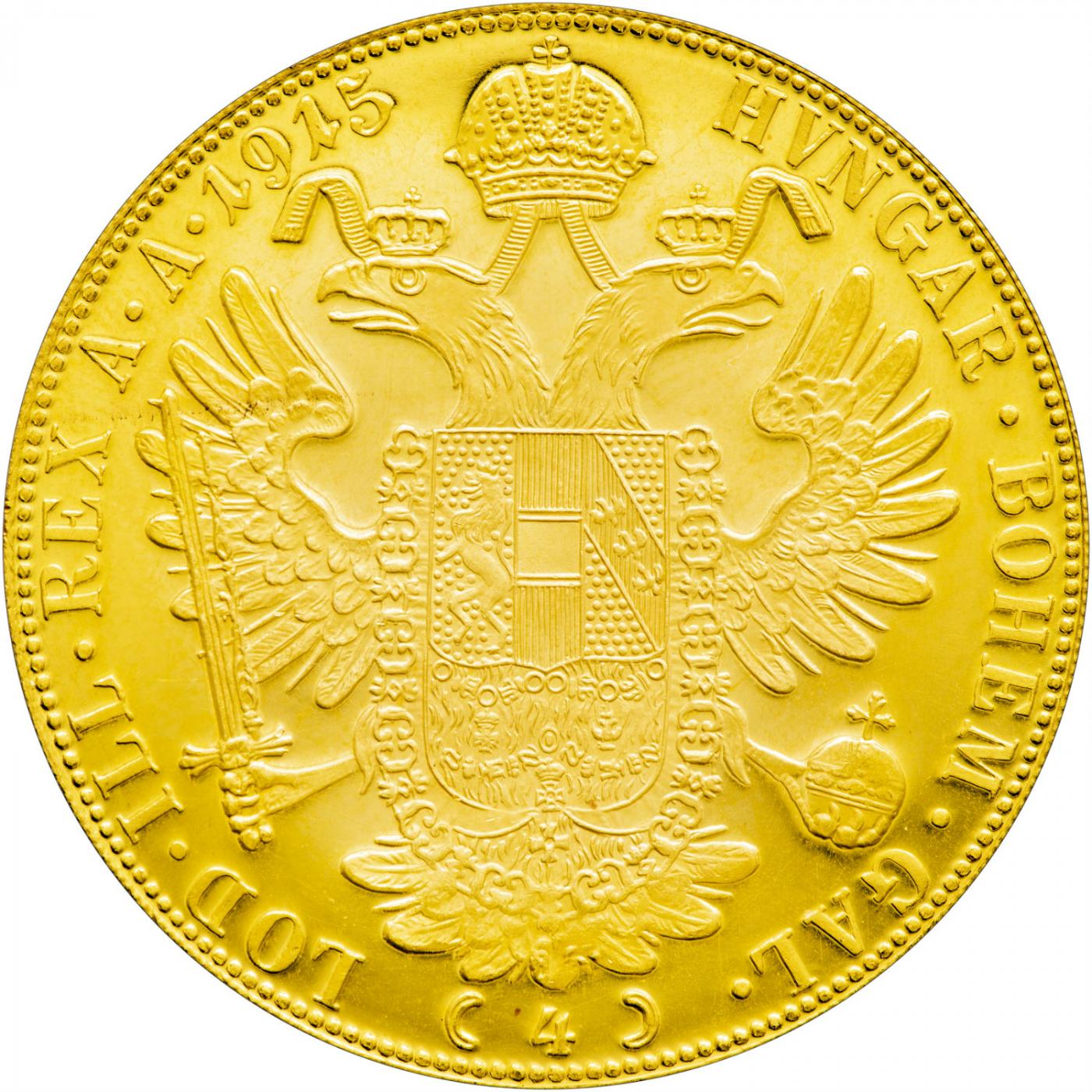 Moneda din aur Austria 4 Ducati - Neogold