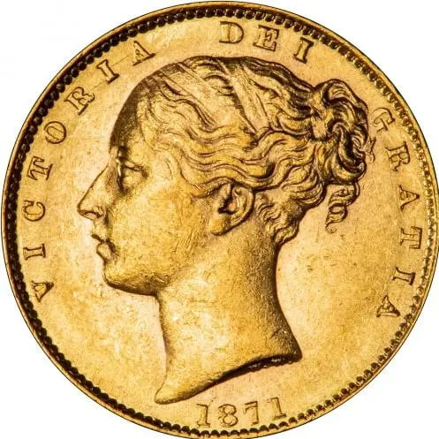 Moneda din aur Sovereign 1861- Neogold